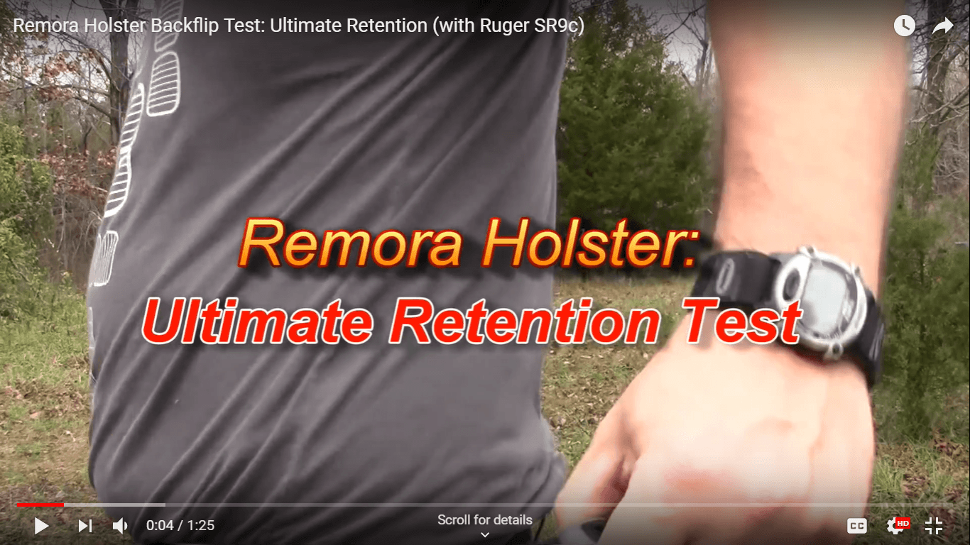 The ULTIMATE Retention Test | Remora Holsters