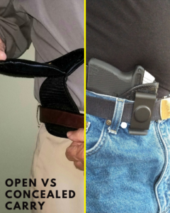 Open vs Concealed Carry – Remora Holsters